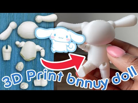 💾 BJD DOLL Articulated Floppy Ear Puppy Bunny Dog Rabbit Doll, Sanrio ...