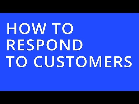 How To Respond To Customers