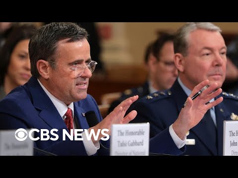 Tense moments at House Intelligence Committee hearing as Signal group texts controversy grows