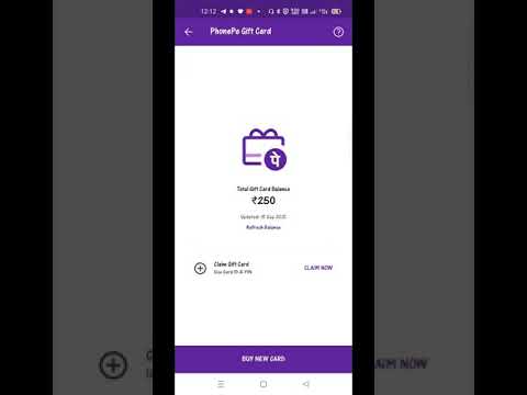 How to redeem Phone Pe gift card