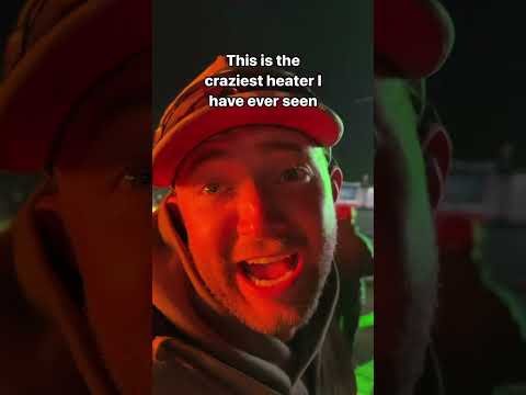 You’ve never seen a diesel powered lawn mower heater?