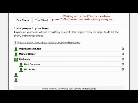 Basecamp Demo - New Project