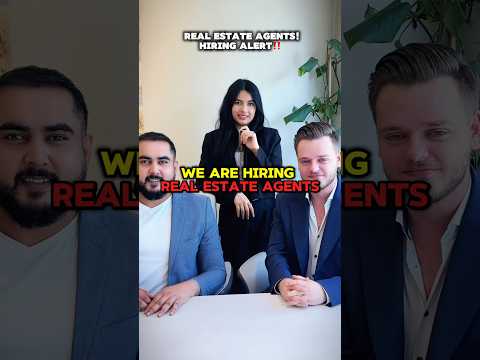 Hiring Dubai Real Estate Agents NOW! 🚀 (Salary + Commission + Leads) #hiring #dubairealestateagents