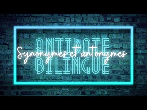 Synonymes et antonymes dans Antidote bilingue