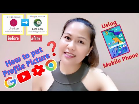 HOW TO PUT PROFILE PICTURE ON GOOGLE ACCOUNT & YOUTUBE CHANNEL USING ANDROID MOBILE PHONE IN 2020