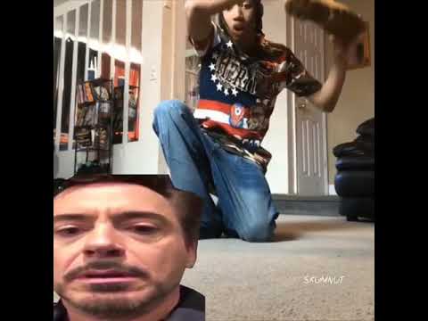 Oh sh*t a rat Robert Downey Jr screaming lightskinmonte meme