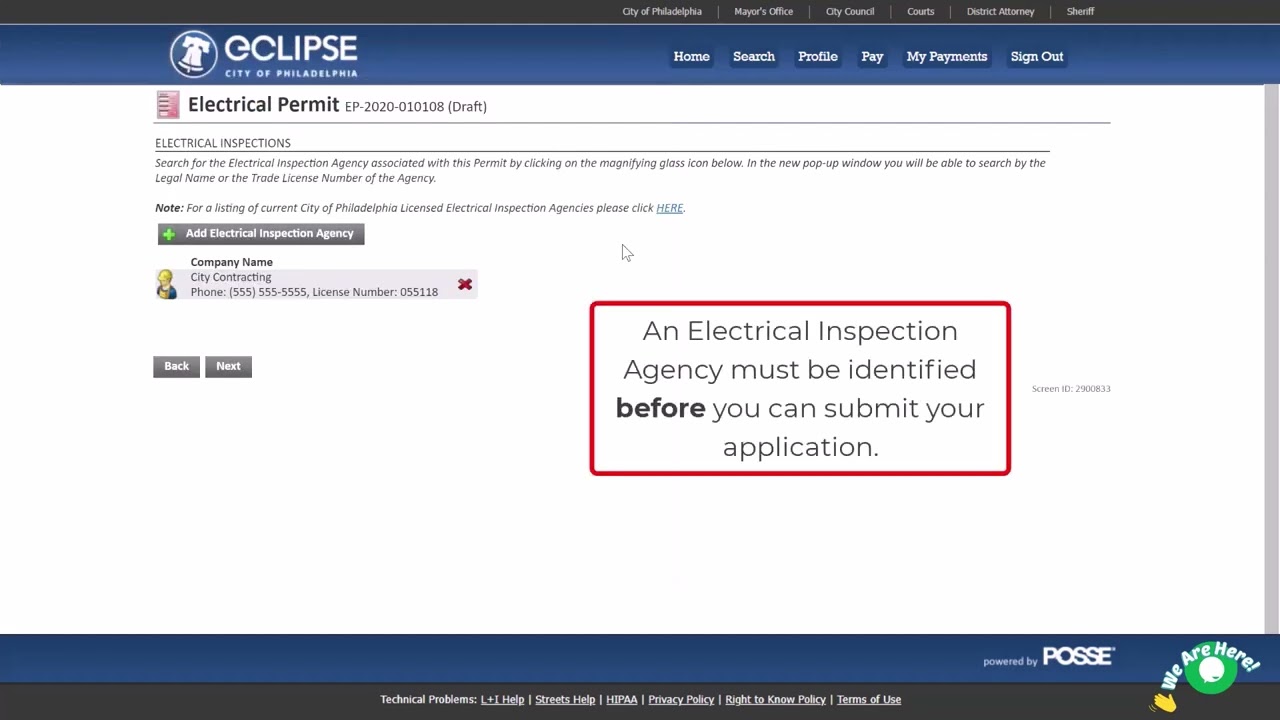 Applying for an Electrical Permit