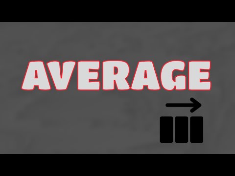 What Does AVERAGE Means || Meanings And Definitions With Example in ENGLISH