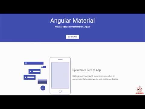 Learn Material Design in Angular : Menus