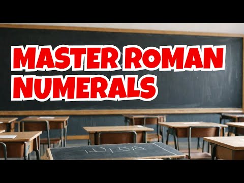 Roman Numerals 1 to 1000 🔢 Easy Guide for European Language Learners 🌍📚#romannumeral