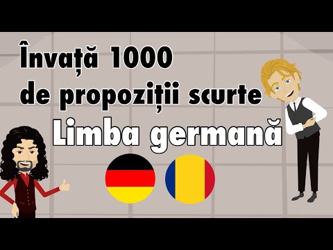 Learn German - Video for Romanian Speakers - 1000 phrases