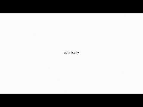 actinically PRONUNCIATION