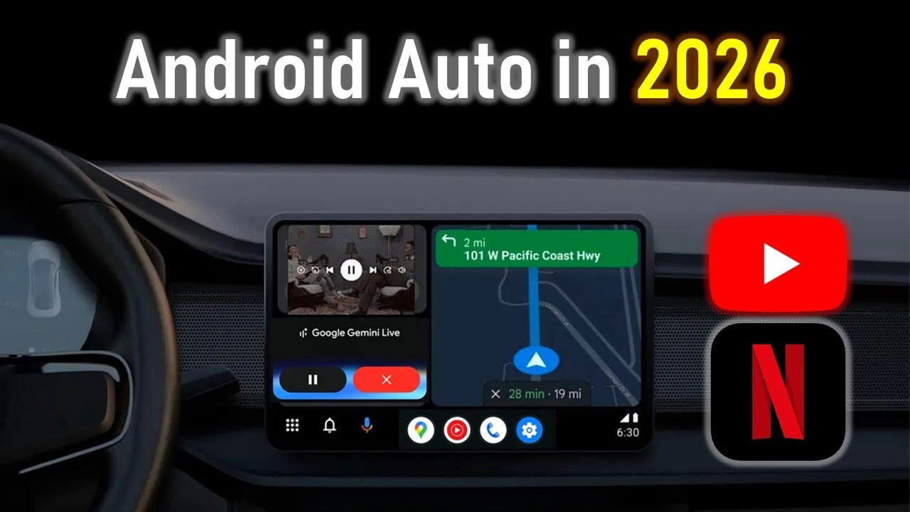 Android Auto's HUGE 2026 Upgrade! (Casting, New Look & More!)