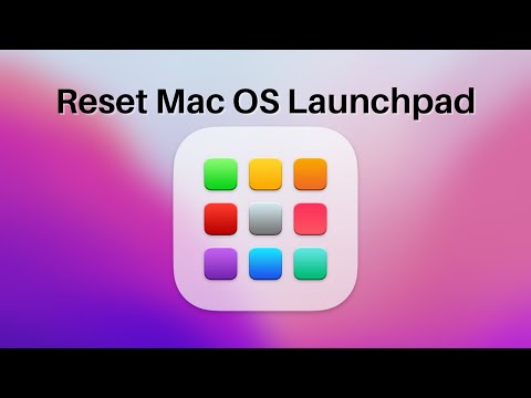 Reset Mac OS's Launchpad (and its rows and columns)