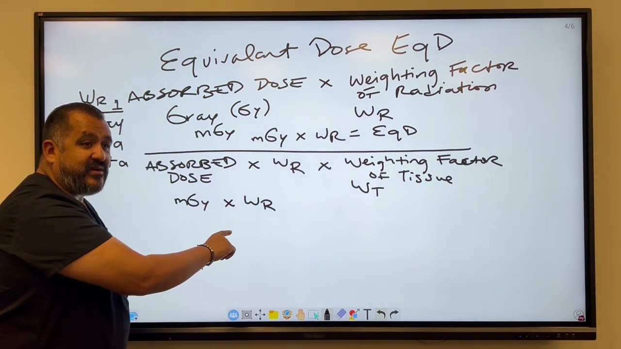 Equivalent Dose and Effective Dose, Radiation Protection (Safety) | Radiography with Mr. M