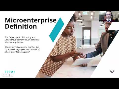 Microenterprise Assistance Program Webinar