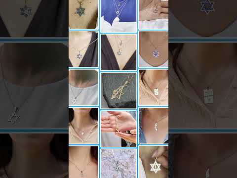 Star of David Necklaces from Israel #jewelry #starofdavid
