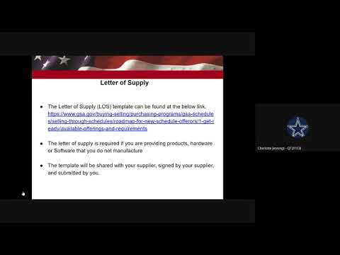 Letter of Supply Mini Video Training (MASPMO)