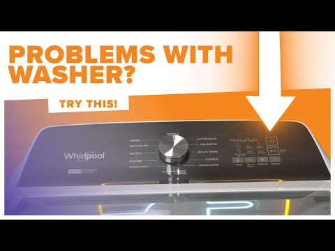 How to Read & Decode Error Codes on your Whirlpool Maytag Amana Top Load Washer
