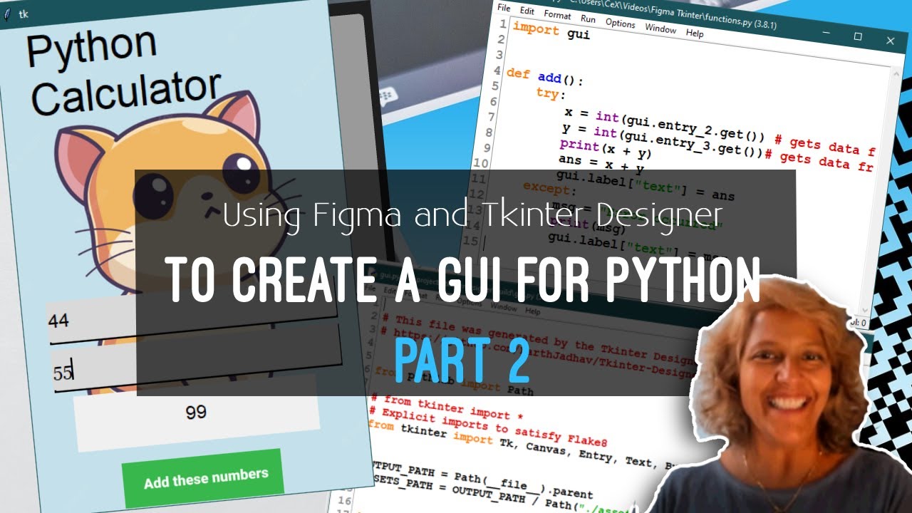 Use Figma to create a drag and drop User Interface for Python using TkInter PART 2