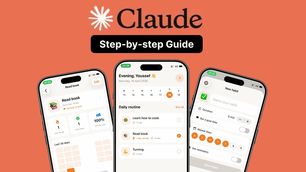 Build habit tracker with claude Code (No Experience Needed)
