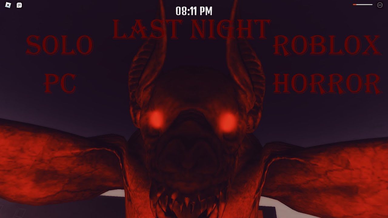 ROBLOX Horror FPS Game - Last Night | Medium Mode - [Full walkthrough]