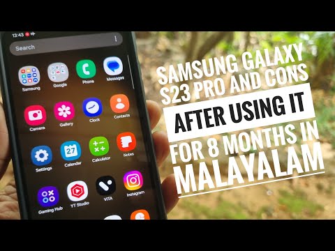 (MALAYALAM)SAMSUNG GALAXY S23 PRO AND CONS AFTER USING IT FOR 8 MONTHS||LONG TERM REVIEW OF S23