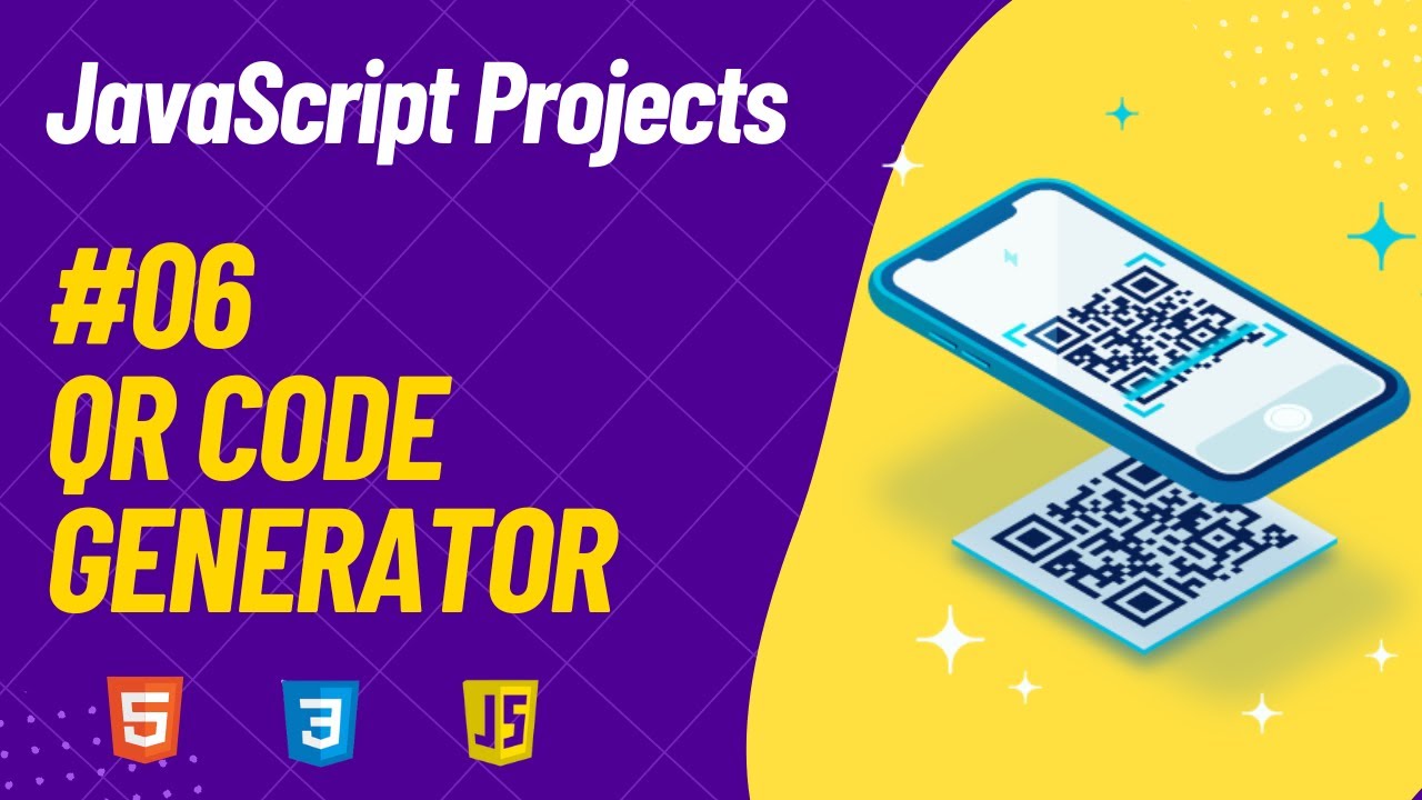 JavaScript Projects #6 - QR Code Generator