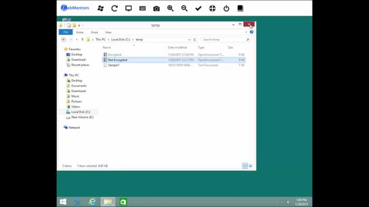 Security+5e Lab5-5: Using Microsoft’s Encrypting File System (EFS)