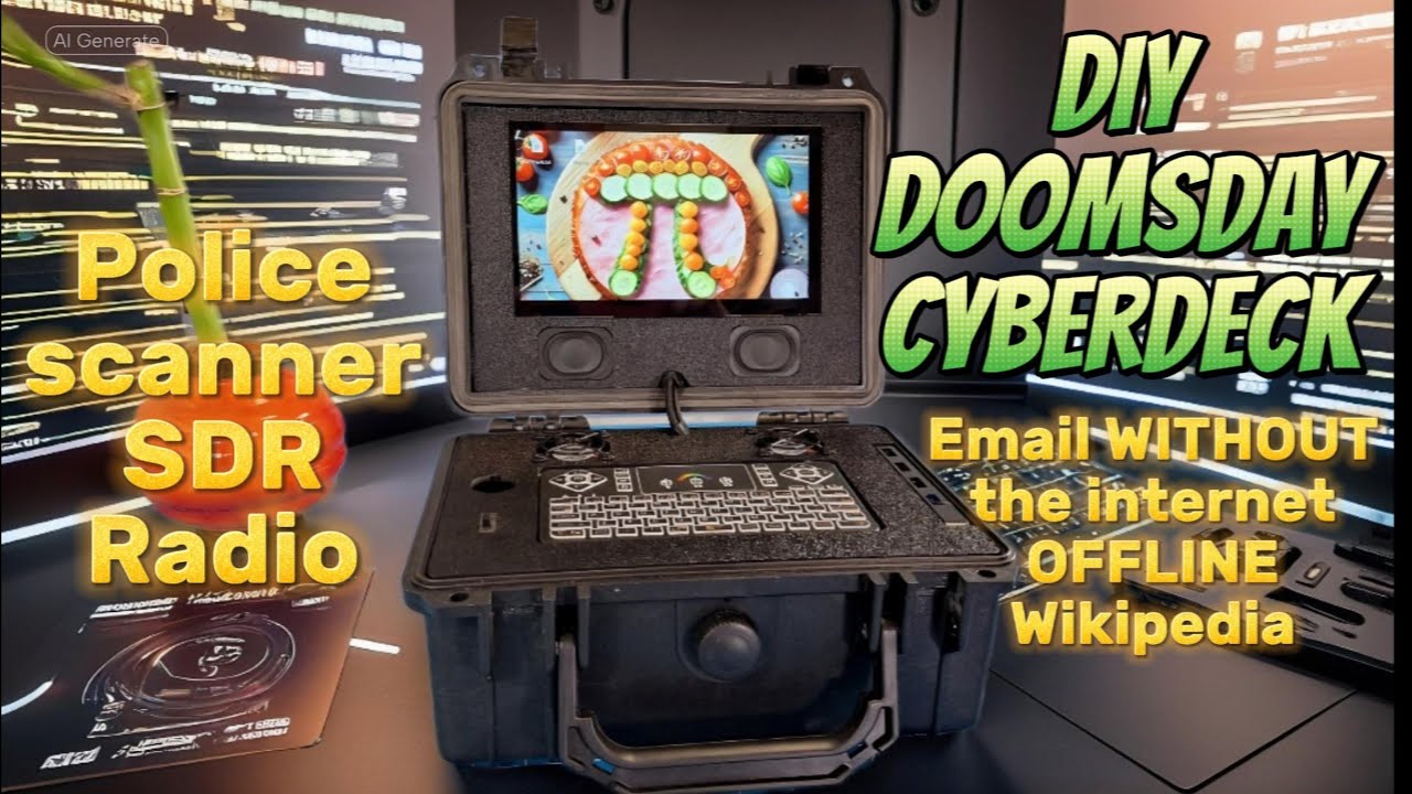 DIY Doomsday Cyberdeck EMAIL/TEXT without INTERNET