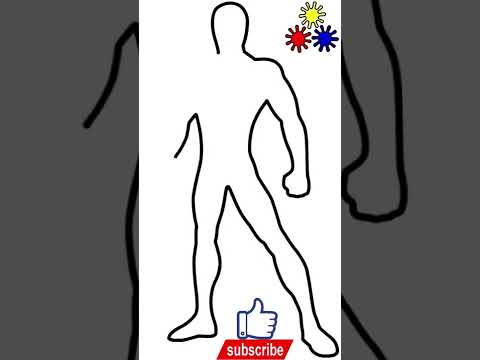 How To Draw Spiderman Full Body | Easy Drawing Pictures | Jolly Toy ClipArt #shorts