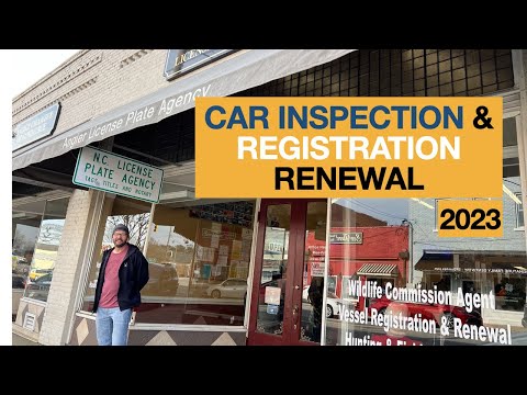 CAR INSPECTION & REGISTRATION RENEWAL IN NORTH CAROLINA 2023