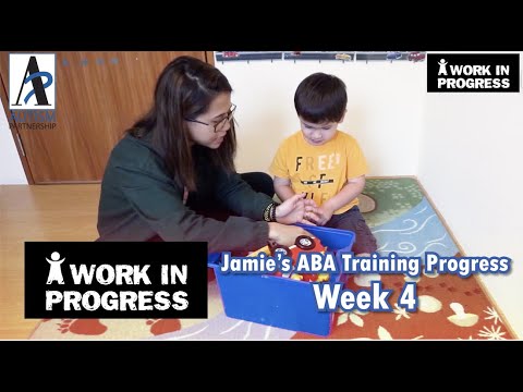 Jamie's 1st Month [Week 4] ABA Training Progress - Autism Partnership Singapore