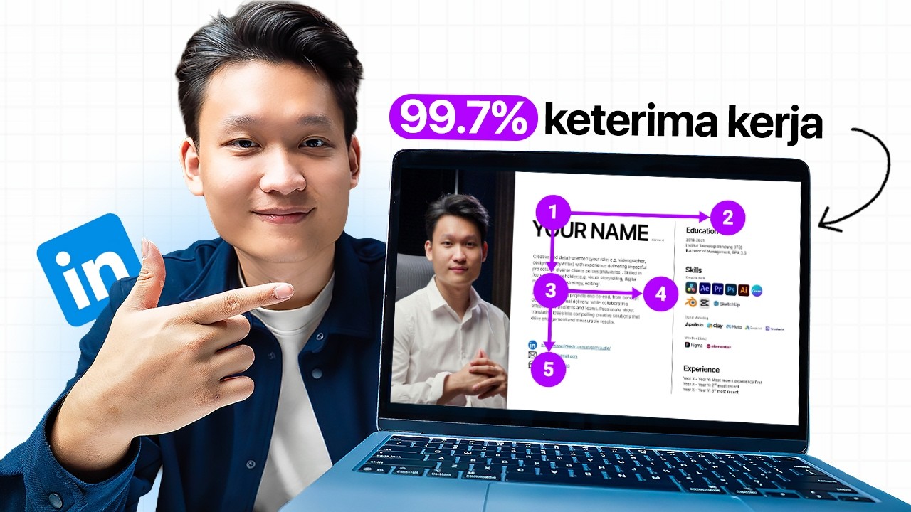 GINI CARA MEMBUAT PORTOFOLIO Yang Di Lirik HRD (Free Template Lamaran Kerja)