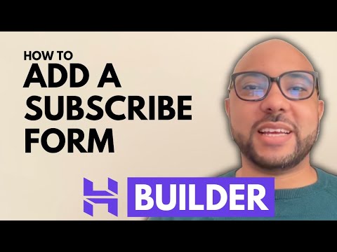 How to Add a Subscribe Form in Hostinger Website Builder