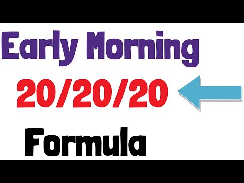 Early Morning 20/20/20 Formula ( Hindi )