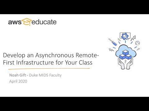 Develop an Asynchronous Remote-First Infrastructure for Your Class