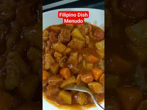 Filipino Dishes "Menudo"#dish #menudo #shorts