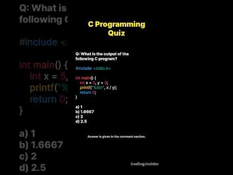 Think you're a C expert? Prove it with this MCQ!