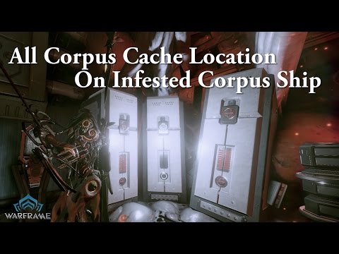Warframe | All Resource Cache Location On Infested Corpus Ship (Hive Sabotage)