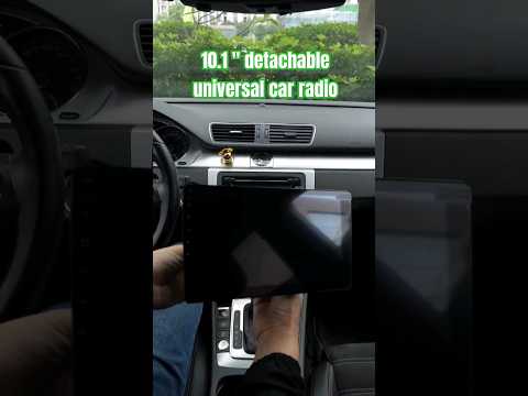 Eonon 10" detachable double din universal Android 12 car radio with wireless CarPlay & Android Auto.