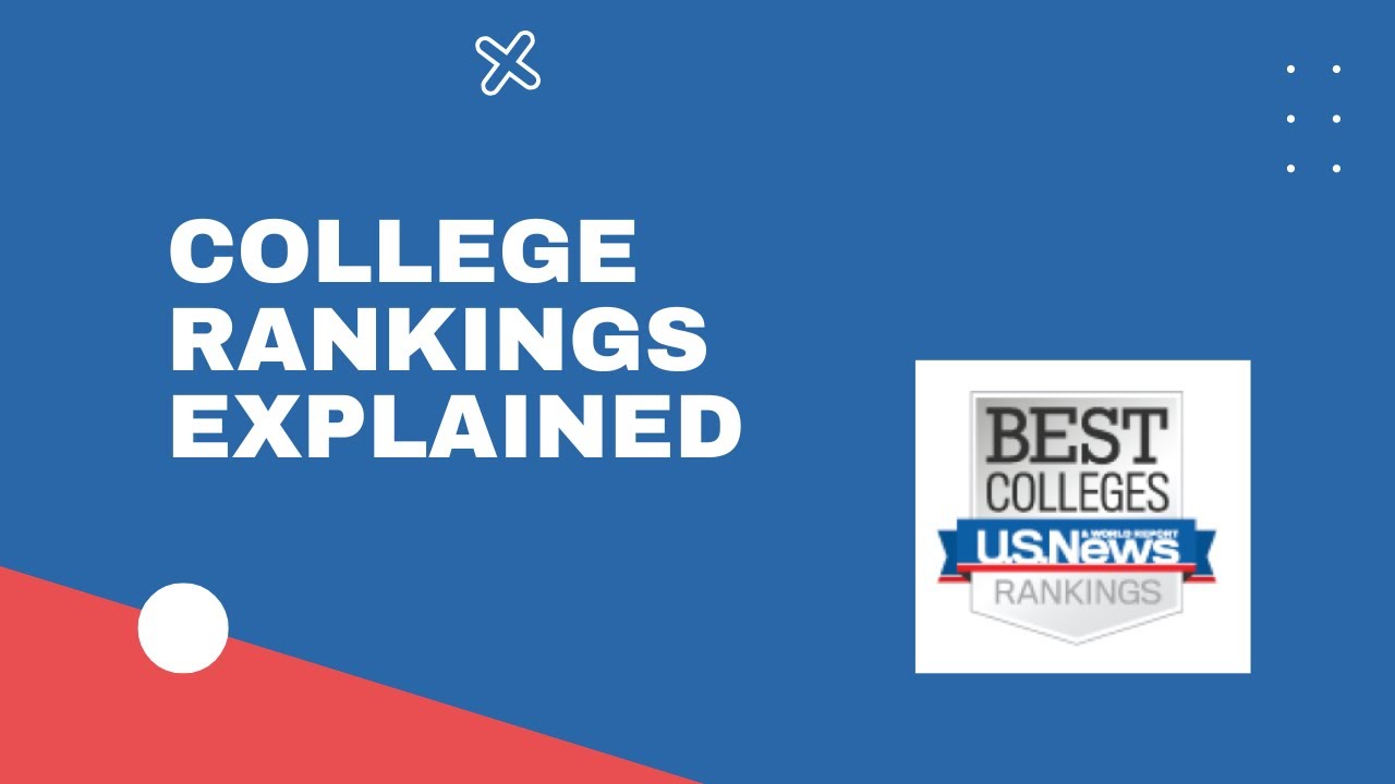 US News College Rankings Explained
