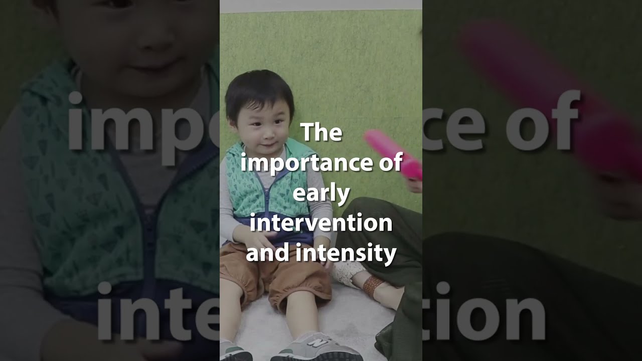 Why is early intervention and intensive treatment important for children with autism?