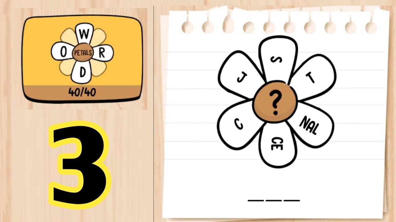Tricky words word petals level 3