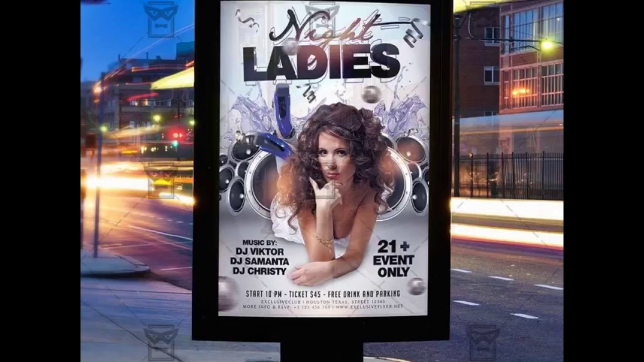 Ladies Night - Premium A5 Flyer Template