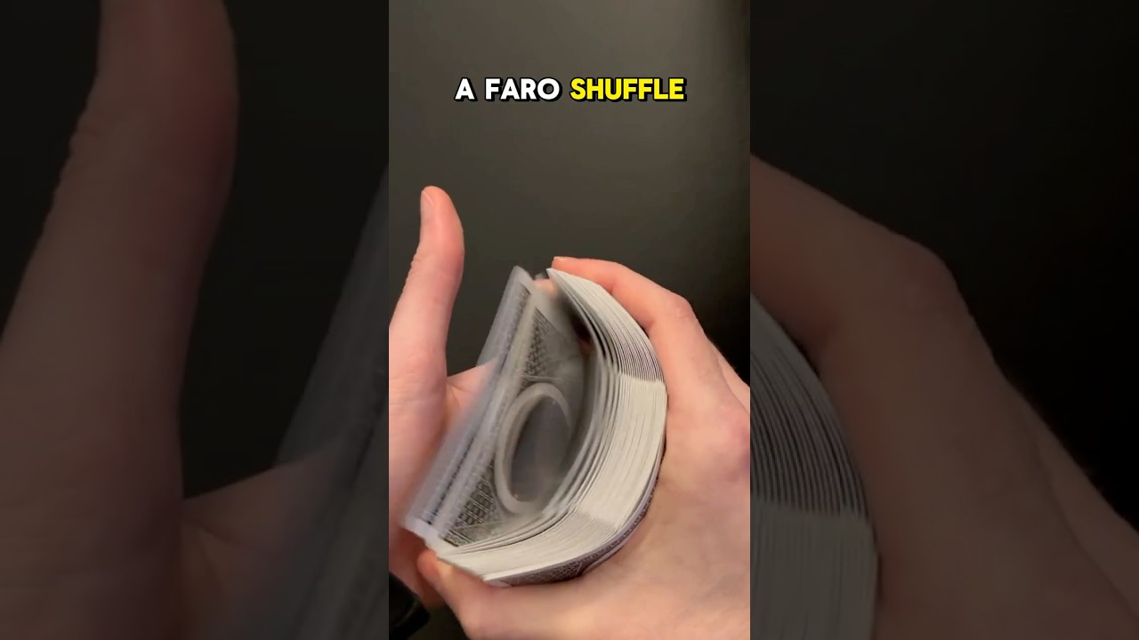 Faro Shuffle - Tutorial #magic #tutorial #shorts #magictricks