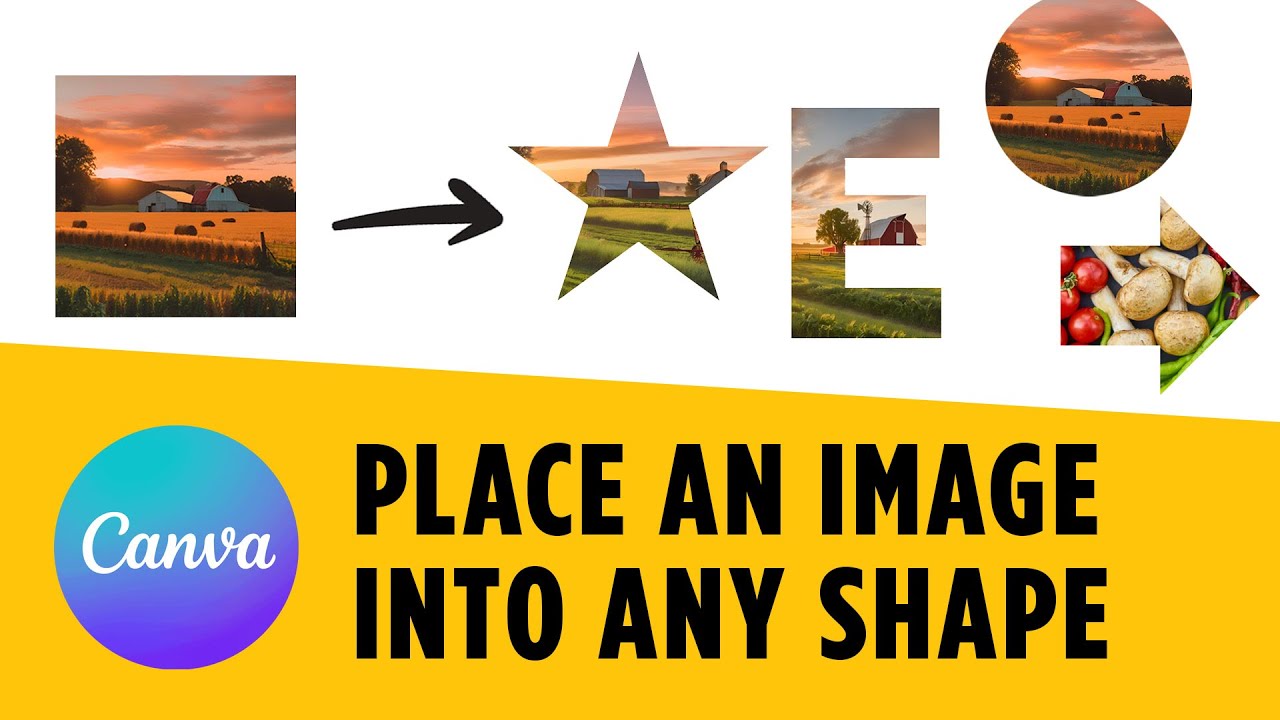 How to Place an Image Inside a Shape in Canva | Easy Tutorial for Beginners