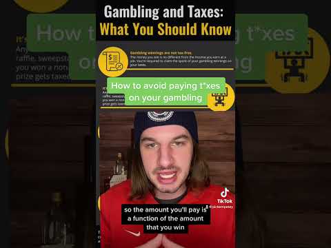 How to avoid paying gambling taxes