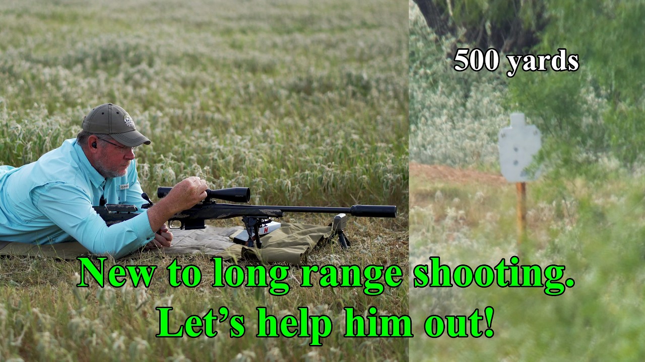 Helping Dale hit 500 yard targets with ease.