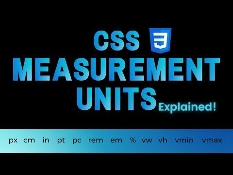 Did You Know About These CSS Units? | CSS Measurement Units Tutorial